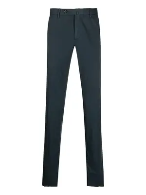 PT TORINO Slim-cut Chino Trousers - Blue
