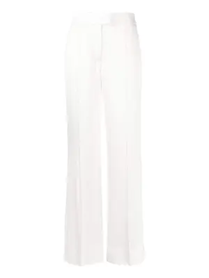 SA SU PHI High-waisted Wide-leg Trousers - White