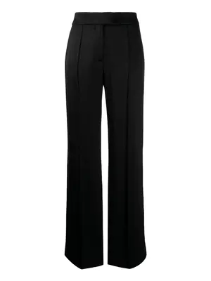 SA SU PHI High-waisted Wide-leg Trousers - Black