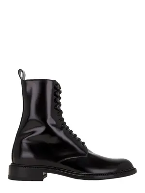 Saint Laurent Army 20 Lace Up Boots - Noir