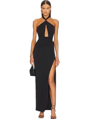 MICHAEL COSTELLO X Morgan Gown - Black