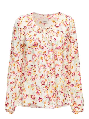 Isabel Marant Prian Printed Blouse - Multicoloured