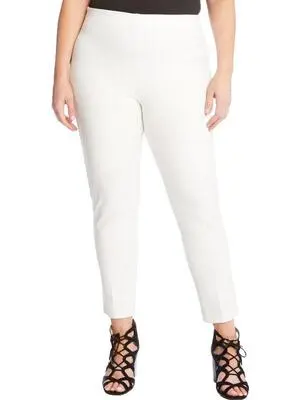 Karen Kane Piper Ankle Pants - Off White