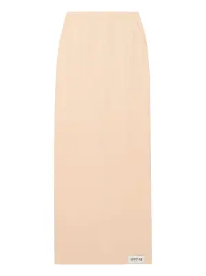Dolce & Gabbana Stretch-silk Georgette Maxi Skirt - Neutrals