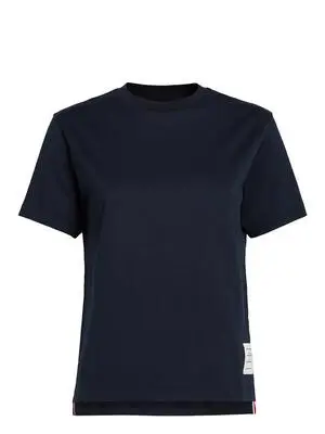 Thom Browne Name Patch T-shirt - Navy