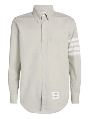 Thom Browne 4-bar Stripe Shirt - Grey
