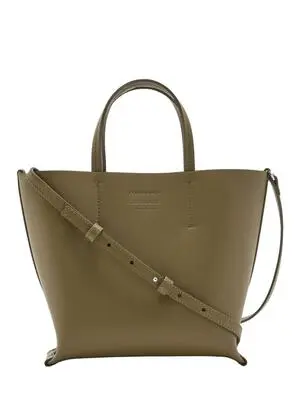 Everlane Luxe Italian Leather Crossbody Olive