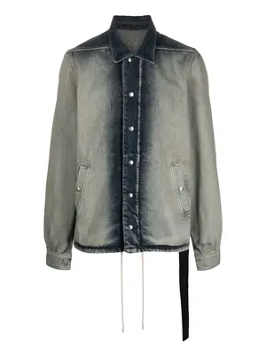 Rick Owens Long-sleeve Denim Jacket - Blue