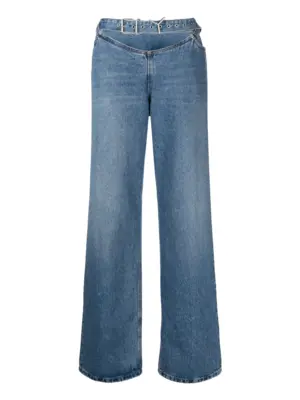 Y/PROJECT Y/Project Low-Rise Loose-Fit Jeans