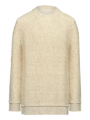 MAISON MARGIELA Woven-knit Jumper - Neutrals