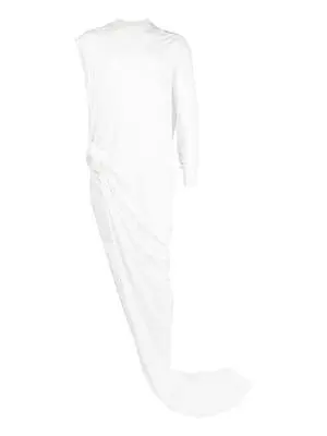 Rick Owens Woven Long-line T-shirt - White