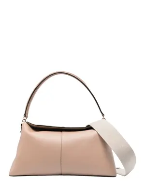 TOD'S Tod's Logo-Plaque Shoulder Bag Neutrals