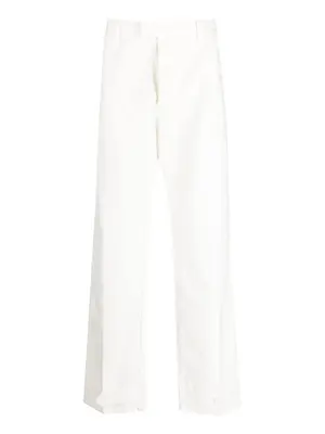 WINNIE N.Y.C High-waist Wide-leg Trousers - Neutrals