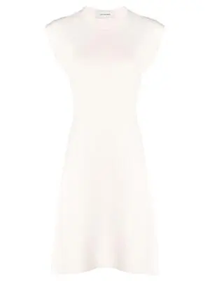 YVES SALOMON Fine-Ribbed Sleeveless Mini Dress