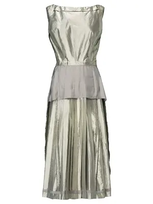 MAISON MARGIELA Work-in-progress Midi Dress - Silver
