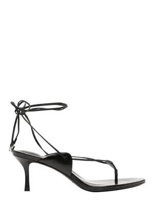 ALEXANDER WANG Ankle-Strap Low-Heel Sandals