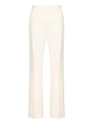 Valentino Garavani Valentino Crepe Couture Trousers Ivory