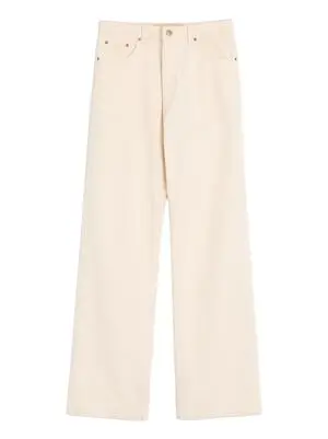 Valentino Garavani Regular Fit Denim Pants - Ivory
