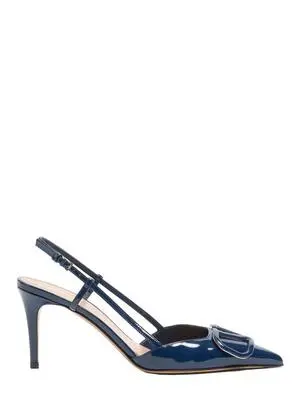 VALENTINO GARAVANI WITH UNDERCOVER Garavani Vlogo Signature Slingback Pumps - Blue