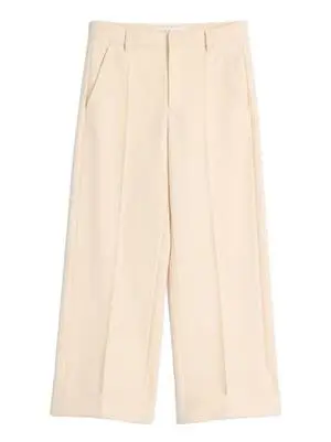 Valentino Garavani Valentino Straight Fit Wool Trousers Butter