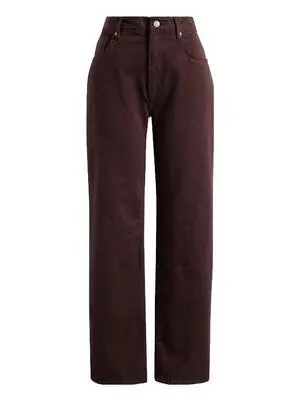 REFORMATION Reformation Val Baggy Straight Leg Jeans Mole