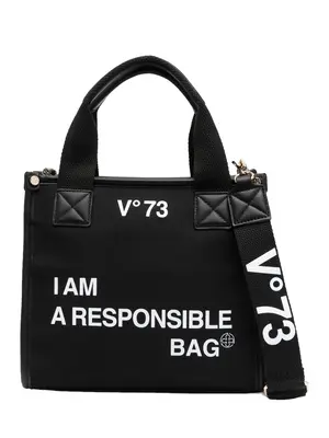 V°73 Responsability Tote Bag - Black