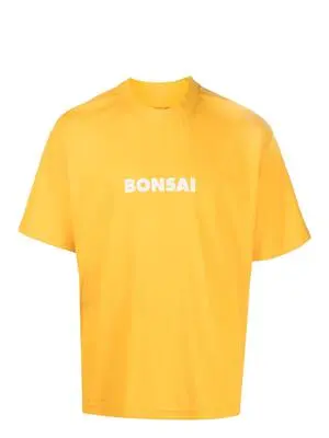 BONSAI Logo-print T-shirt - Orange