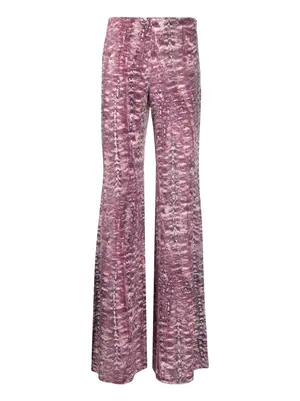 ALBERTA FERRETTI Alberta Ferretti Graphic-Print Trousers