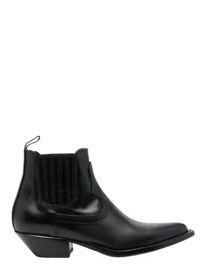 SONORA Hidalgo 35mm Ankle Boots - Black
