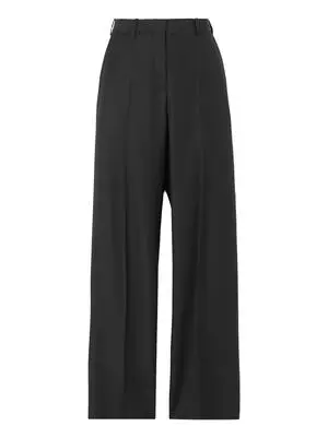 Loewe Wool Straight-leg Trousers - Black