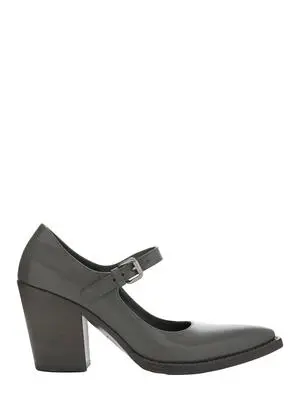 Prada Leather Pumps - Grey