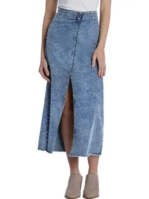 WASH LAB DENIM Wash Lab Denim Side Hustle Skirt Heidi Blue