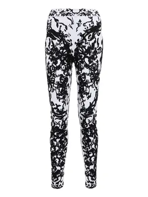 Alaïa Jacquard Leggings - Multicoloured