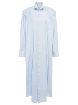 Vetements Deconstructed Shirt Dress - Blue