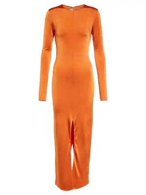 Marni Jersey Midi Dress - Orange