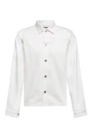 JIL SANDER Cotton Shirt Jacket - White