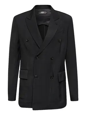 Amiri Double-breasted Blazer - Black