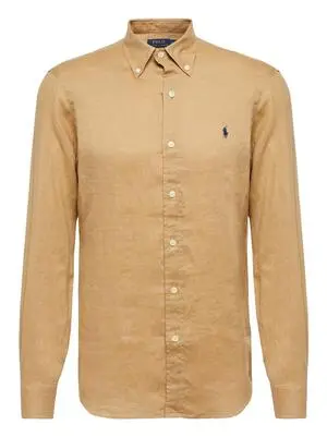 Polo Ralph Lauren Linen Oxford Shirt - Beige