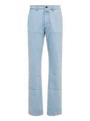 WINNIE N.Y.C Patchwork Straight Jeans - Blue