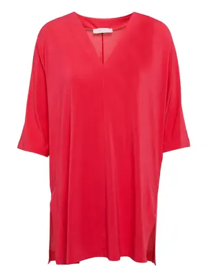Max Mara Locarno Leisure Crêpe-jersey Top - Pink