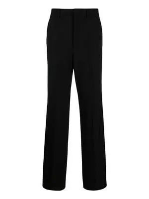 Valentino Garavani Virgin Wool Tailored Trousers - Black