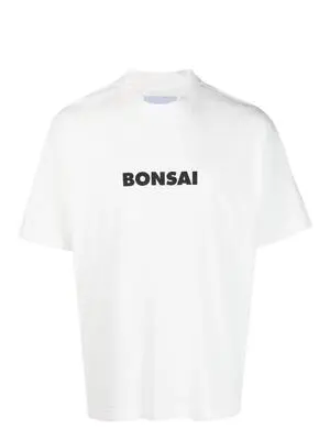 BONSAI Logo-print T-shirt - White