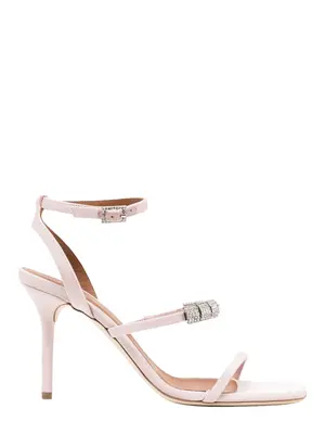 MALONE SOULIERS 70mm Crystal-embellished Sandals - Pink