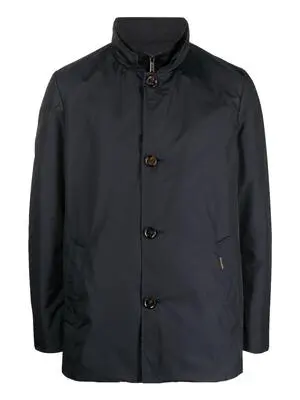 MOORER Single-breasted Coat - Blue