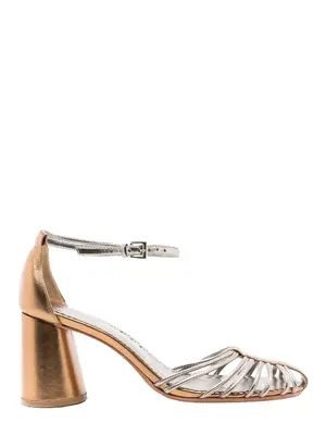 STUDIO CHOFAKIAN Cyril 75mm Metallic Sandals - Gold