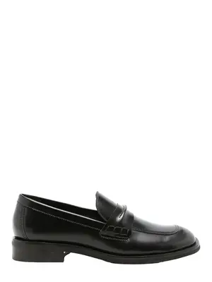 STUDIO CHOFAKIAN Eliza Leather Loafers - Black