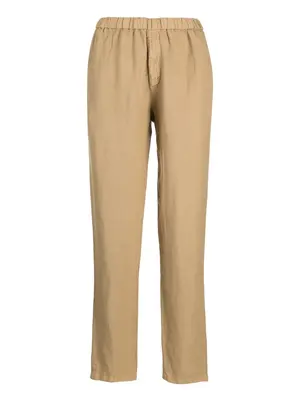 Boglioli Straight-leg Linen Trousers - Brown