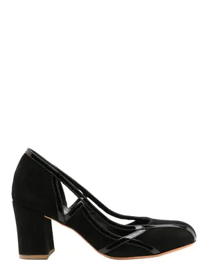 STUDIO CHOFAKIAN Sarah Chofakian Eve 80mm T-Bar Pumps Black