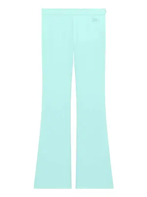 COURREGES Low-rise Flared Trousers - Blue
