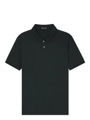 JAMES PERSE Cotton-jersey Polo Shirt - Black